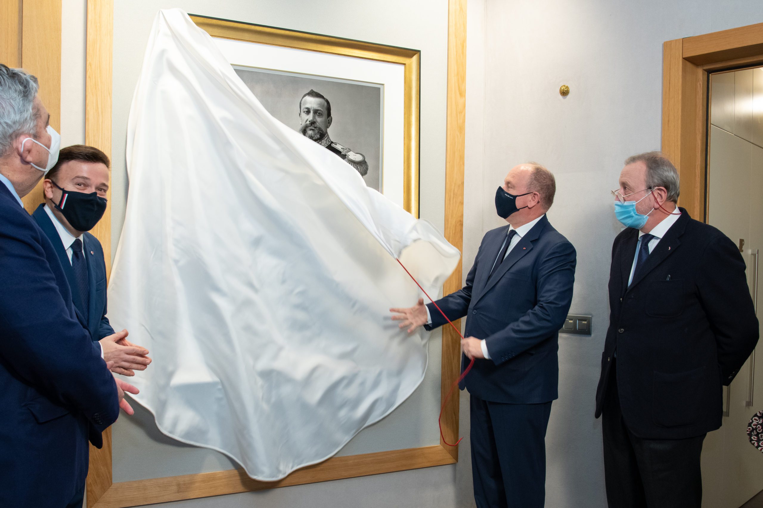 HSH Prince Albert unveils emblematic portrait of illustrious forebear ...