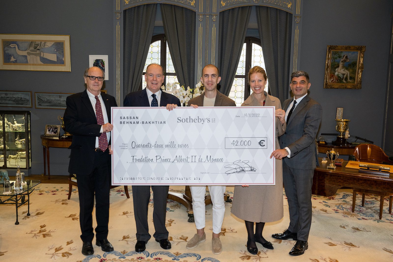 Artist’s live auction raises funds for Foundation - NEWS.MC - Monaco News