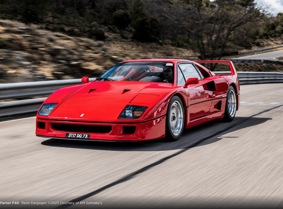 Bids invited on Alain Prost's Ferrari F40 - NEWS.MC - Monaco News