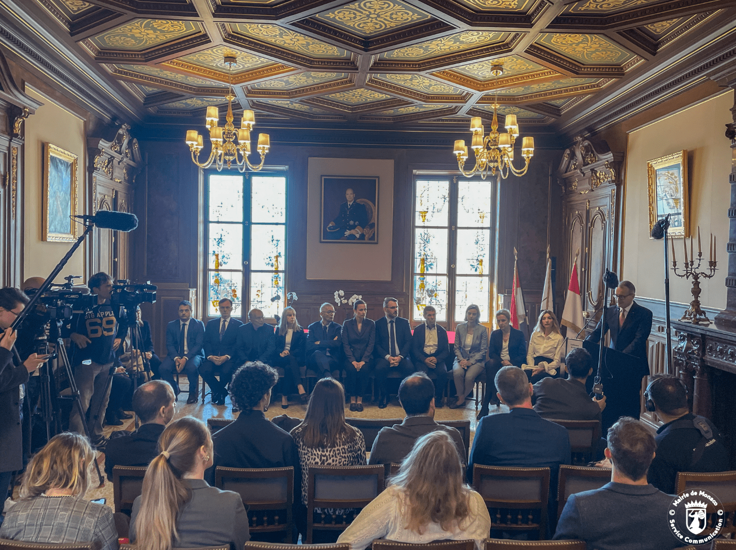 Monaco Mayor Georges Marsan makes first speech since returning to Town ...