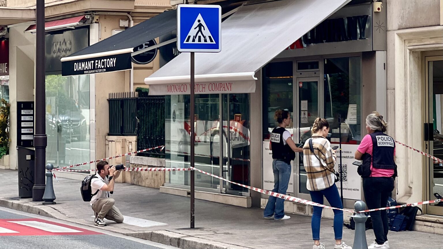 Footage reveals armed robber disguised himself as older man in Monaco ...