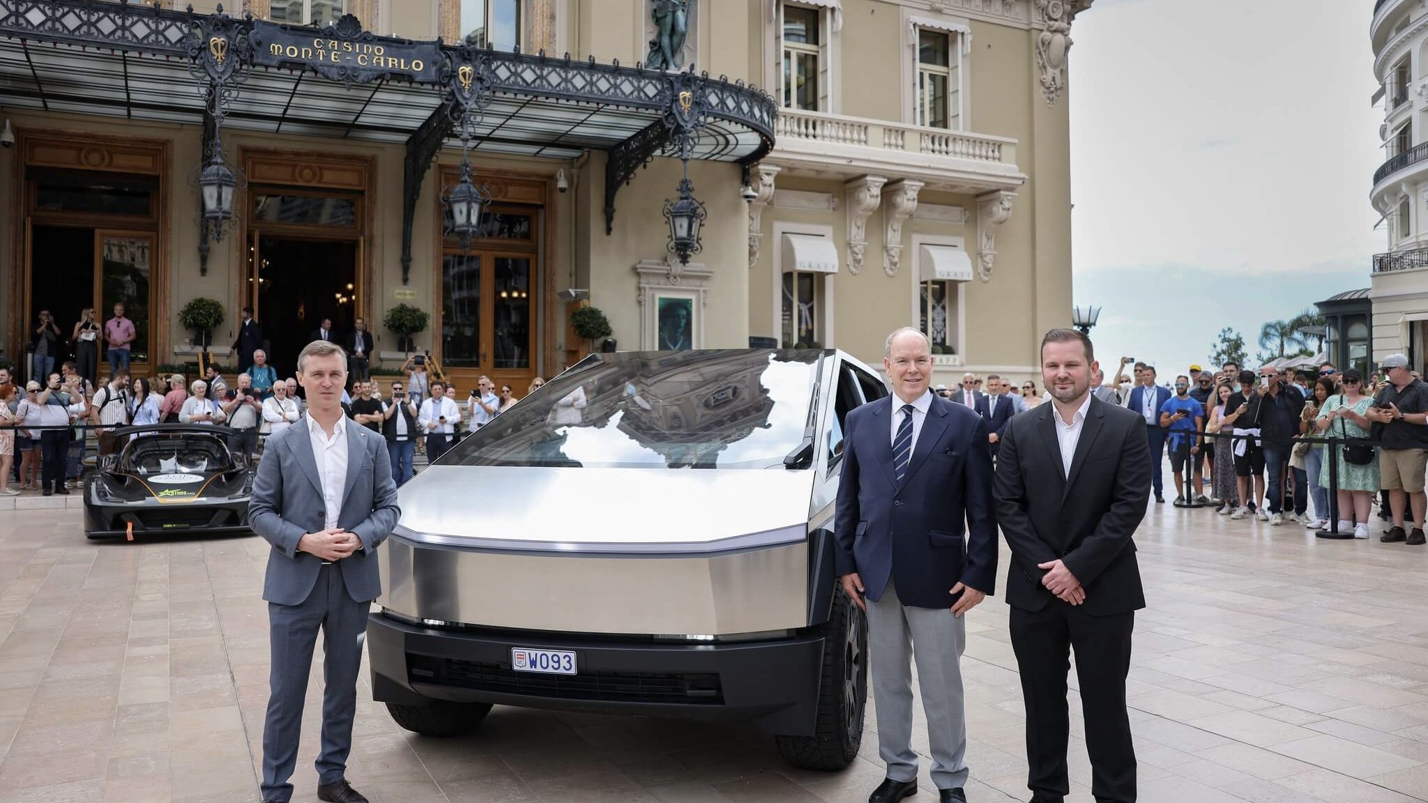 Prince Albert becomes first official driver of Tesla Cybertruck in ...