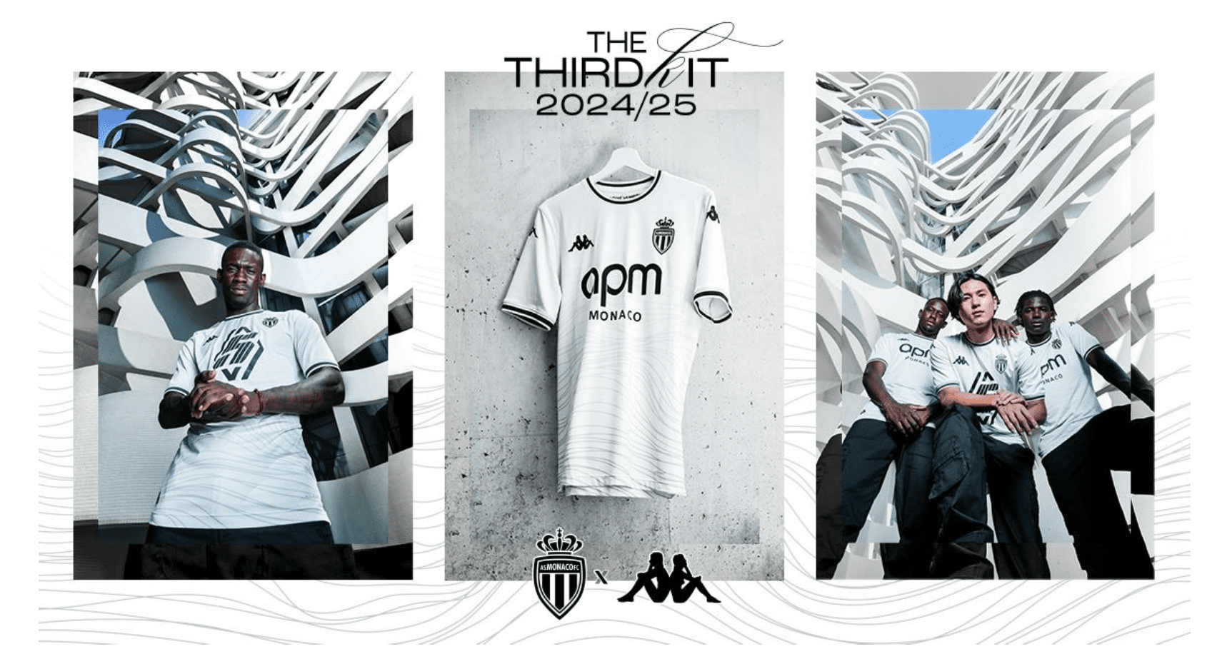 AS Monaco unveils third kit inspired by Monaco's modern architecture ...