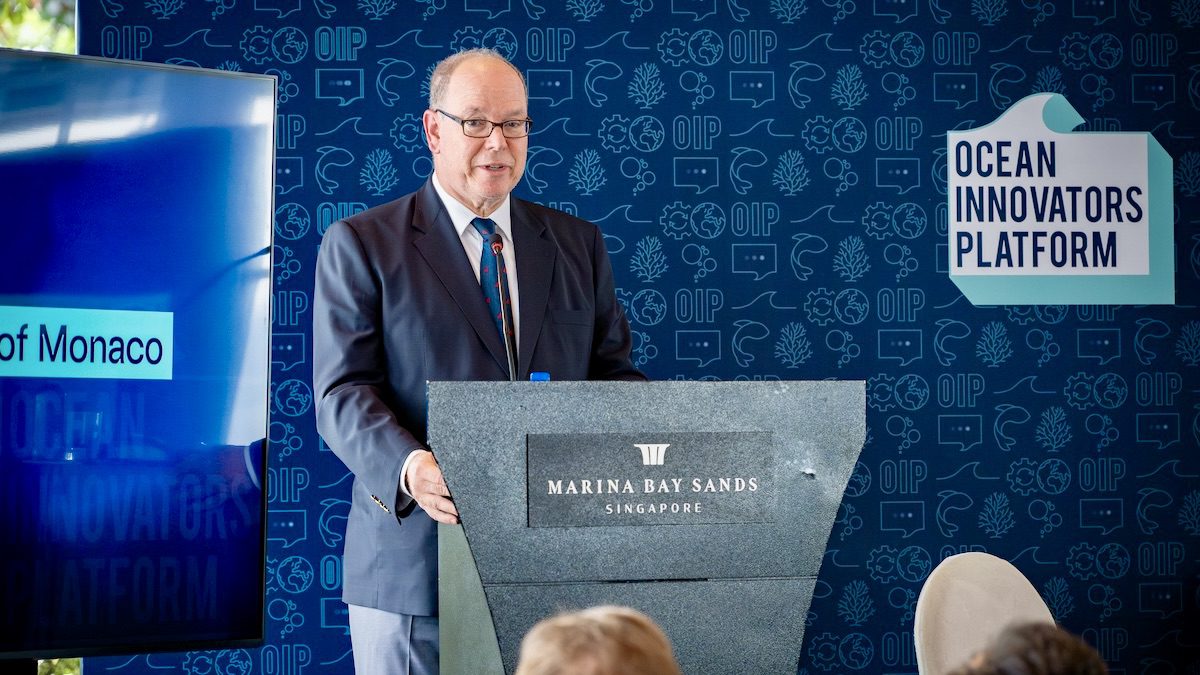 Prince Albert champions sustainable innovation at Singapore's Ocean ...