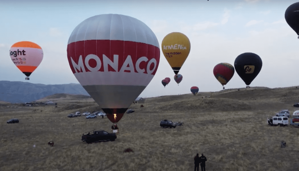 Monaco balloon takes to Armenian skies with eco-friendly innovation ...
