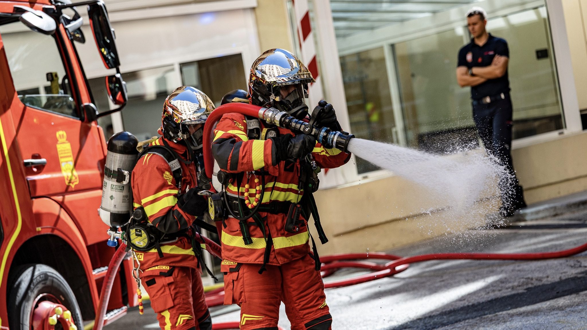 Monaco firefighters suit up with new-generation gear for safer, smarter ...