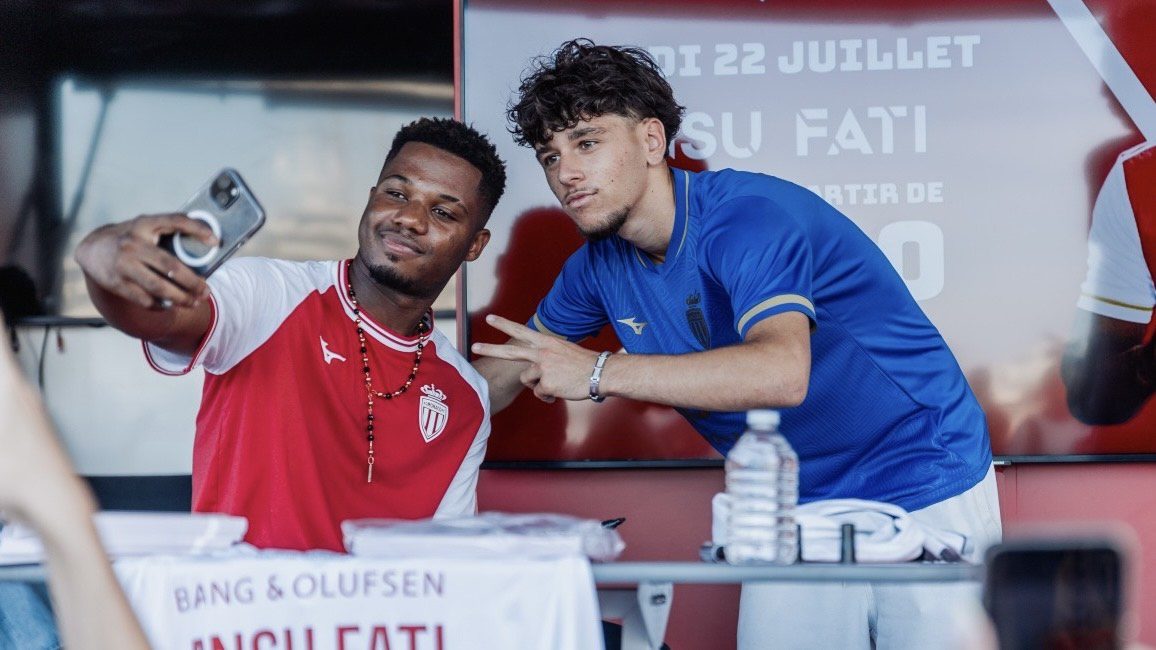Ansu Fati meets Monaco fans at Port Hercule as AS Monaco Village heats ...