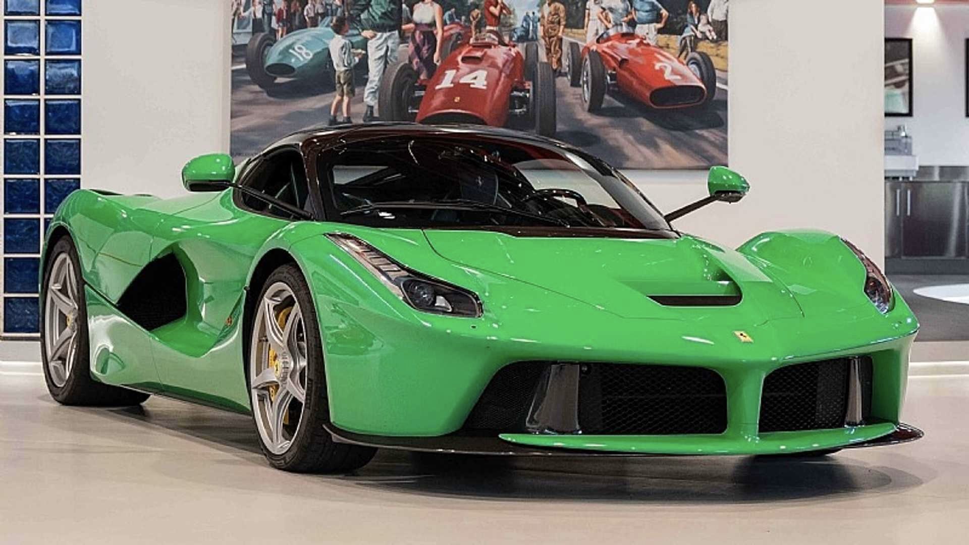 Jay Kay’s rare green Ferrari LaFerrari sells for nearly €5 million in ...